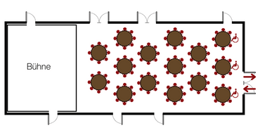 Ausstattung, Bestuhlung und Preise